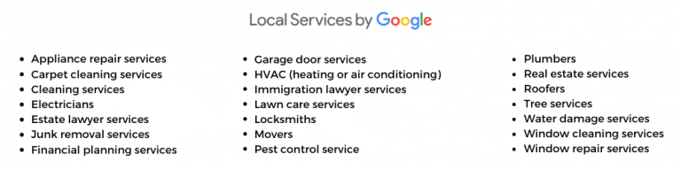 What are Google Local Services Ads?